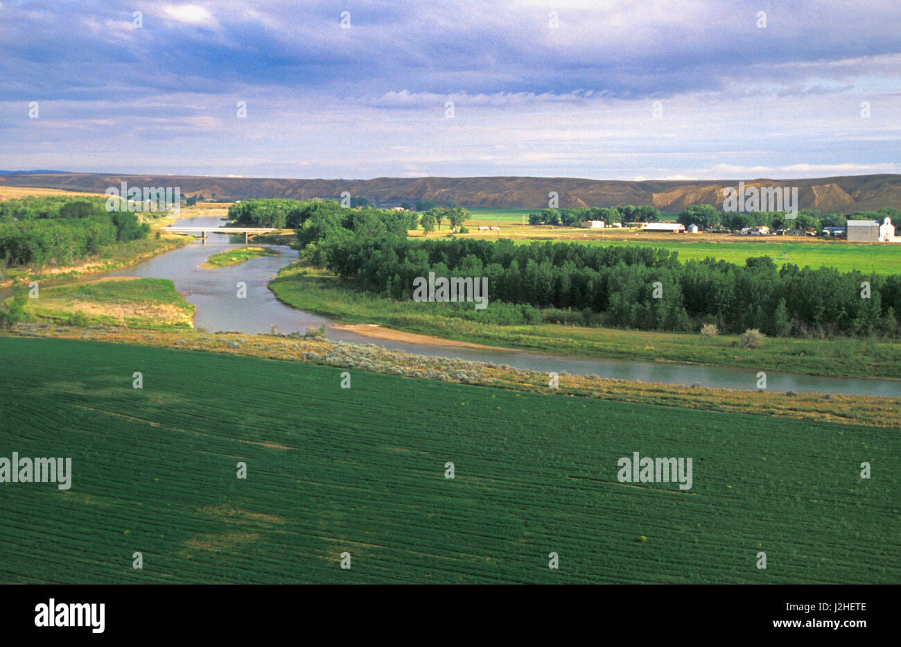 Missouri River scenic landscape that was once the traditional homelands ...