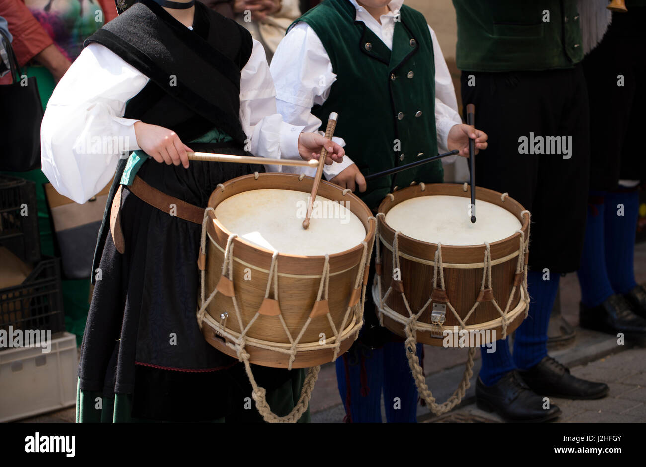 Drummer costume hi-res stock photography and images - Alamy