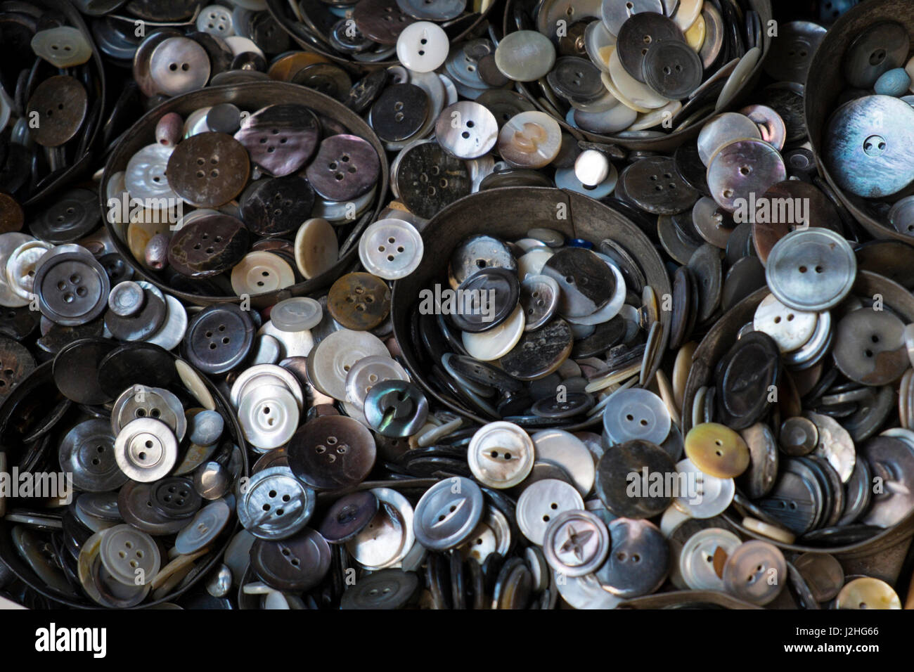 Pile of old buttons, New York City, New York, USA Stock Photo - Alamy