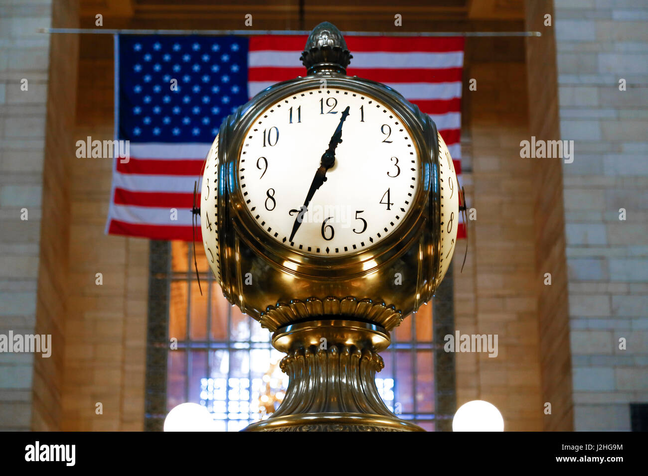 New York City, New York. Grand Central Terminal Clock Stock Photo - Alamy