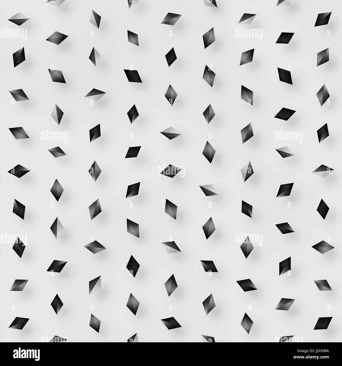 Scattered Geometric Shaded Shapes. Abstract Background Design. Stylish ...