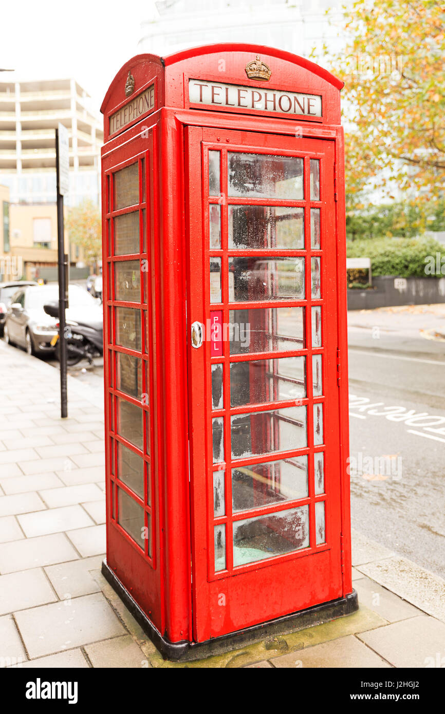 Classic english telephone box design hi-res stock photography and ...