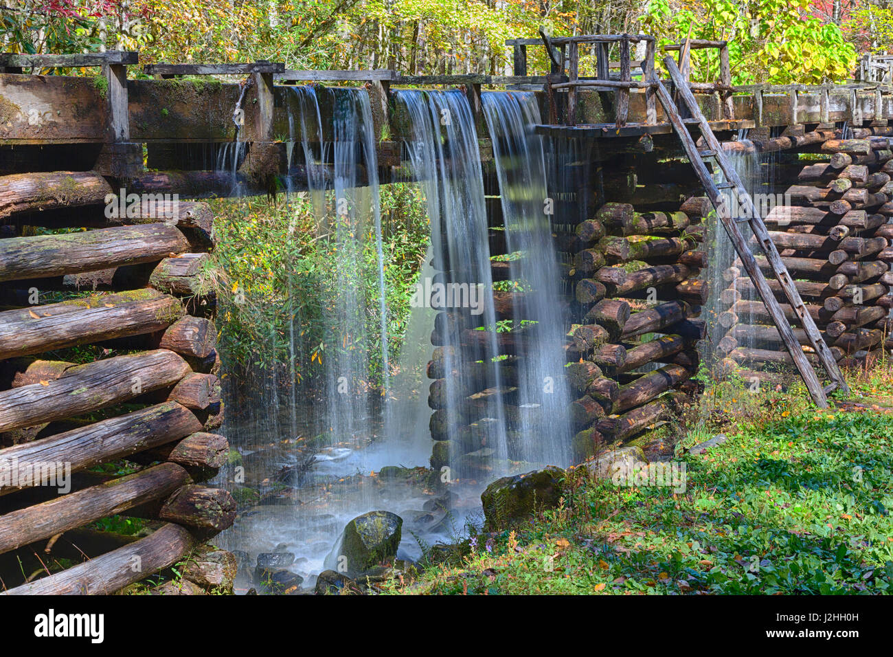 North Carolina, Great Smoky Mountains National Park, view of the Mingus ...