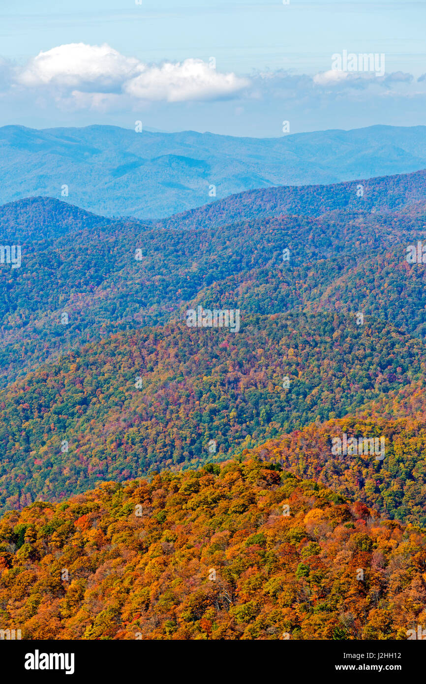 North Carolina, Blue Ridge Parkway Stock Photo - Alamy
