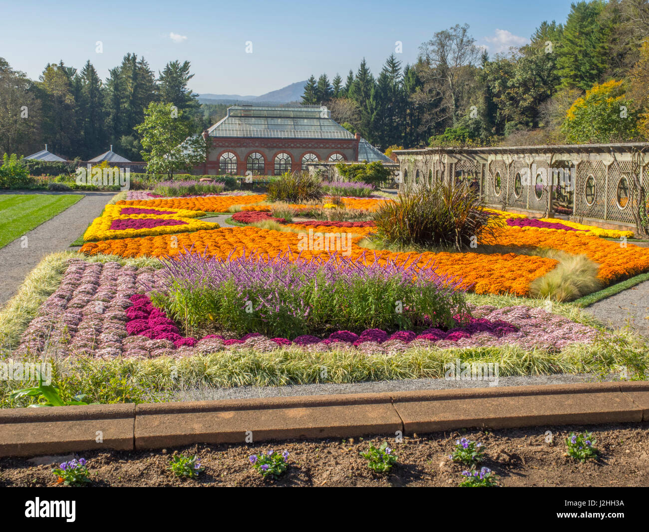 North Carolina, Asheville, Biltmore Estate, Conservatory (Editorial Use ...