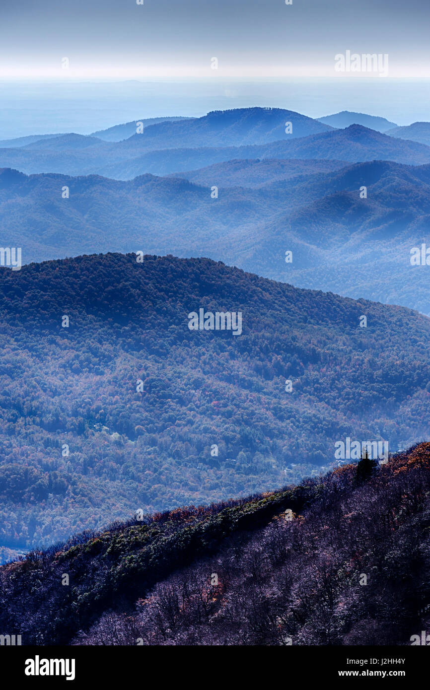 North Carolina, Blue Ridge Parkway Stock Photo - Alamy