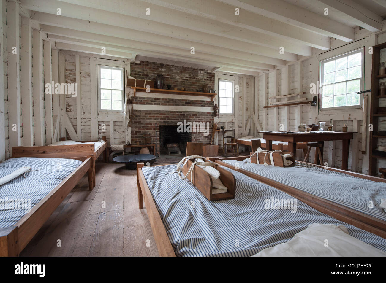 Infirmary building at the Somerset Place State Historic Plantation Site ...