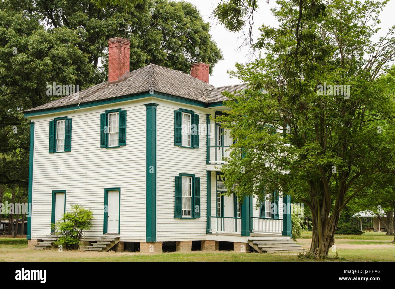 John Harper farmhouse at Bentonville Battlefield State Historic Site ...
