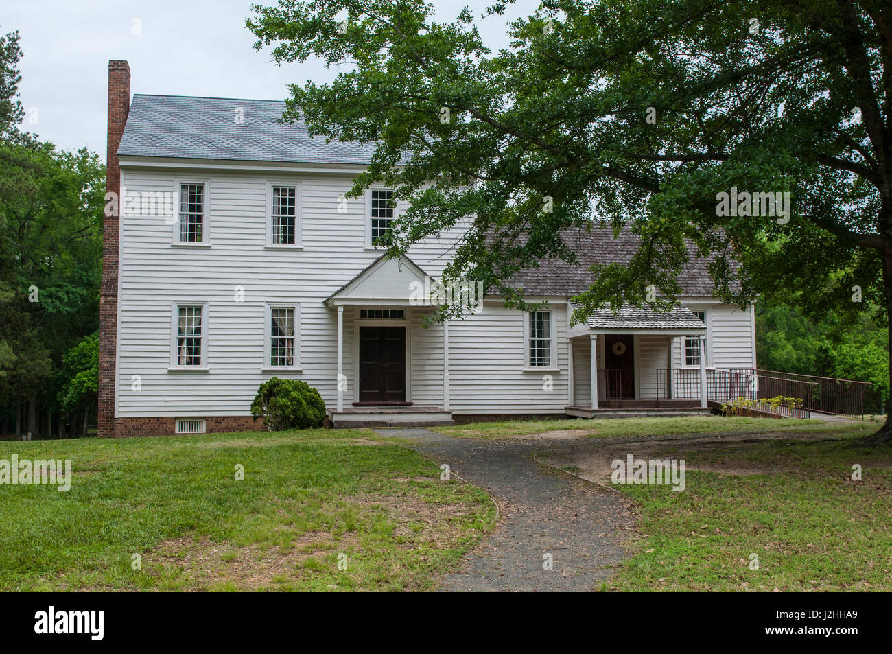 Old estate house in Historic Stagville, State Historic Site, North ...