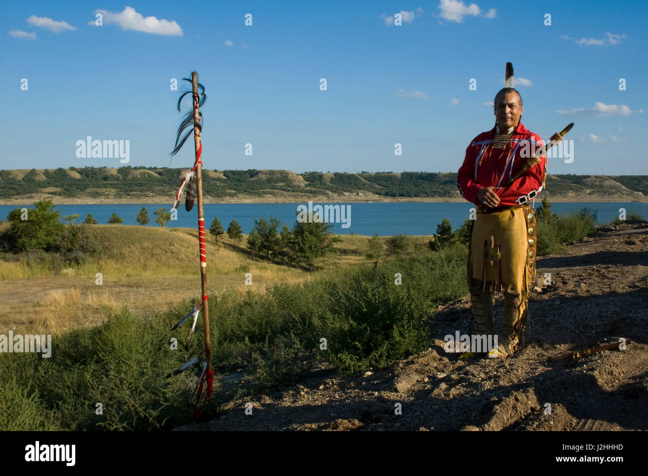Three Affiliated Tribes tribal member, Keith Bear, is a traditional native flute player who is ...