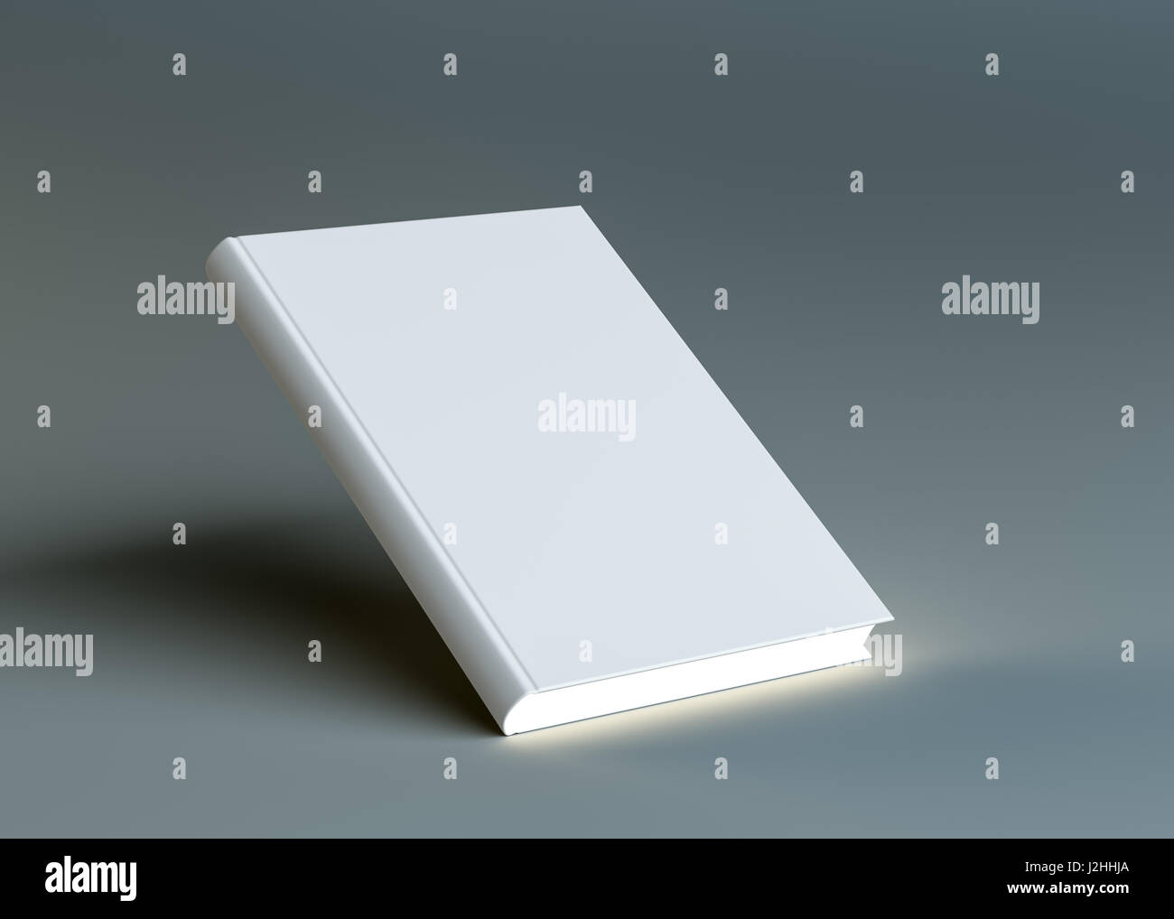 A closed white empty book stands on the corner Stock Photo - Alamy