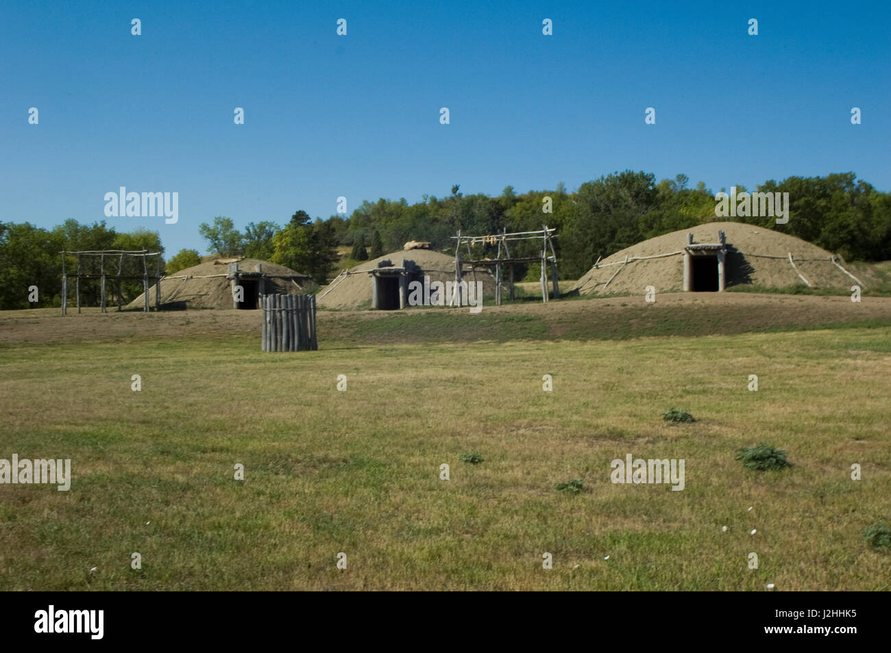 Mandan Indian Earth Lodges