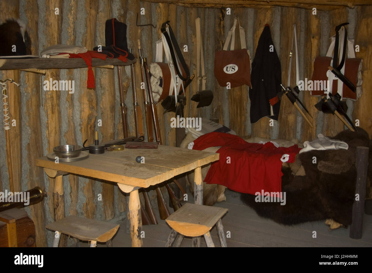 The Lewis and Clark expedition built Fort Mandan and spent the winter ...