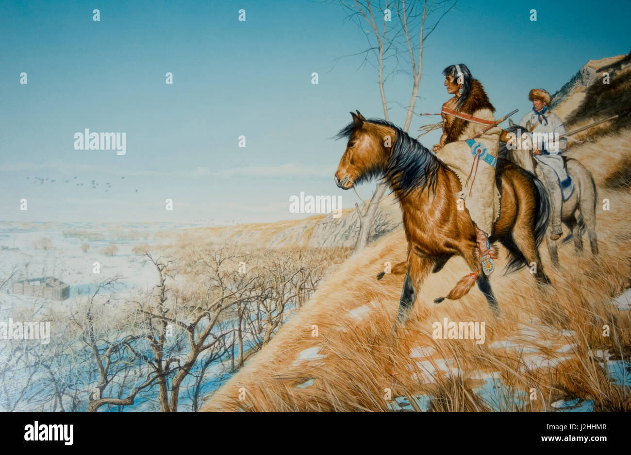 Mandan tribe hi-res stock photography and images - Alamy