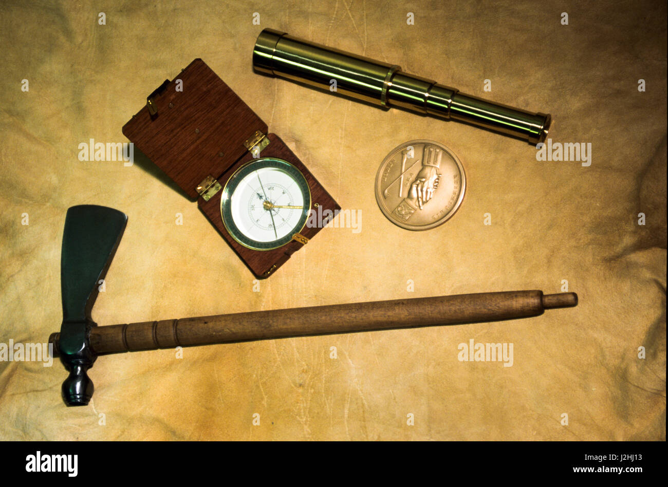 Lewis and clark expedition compass hi-res stock photography and images ...