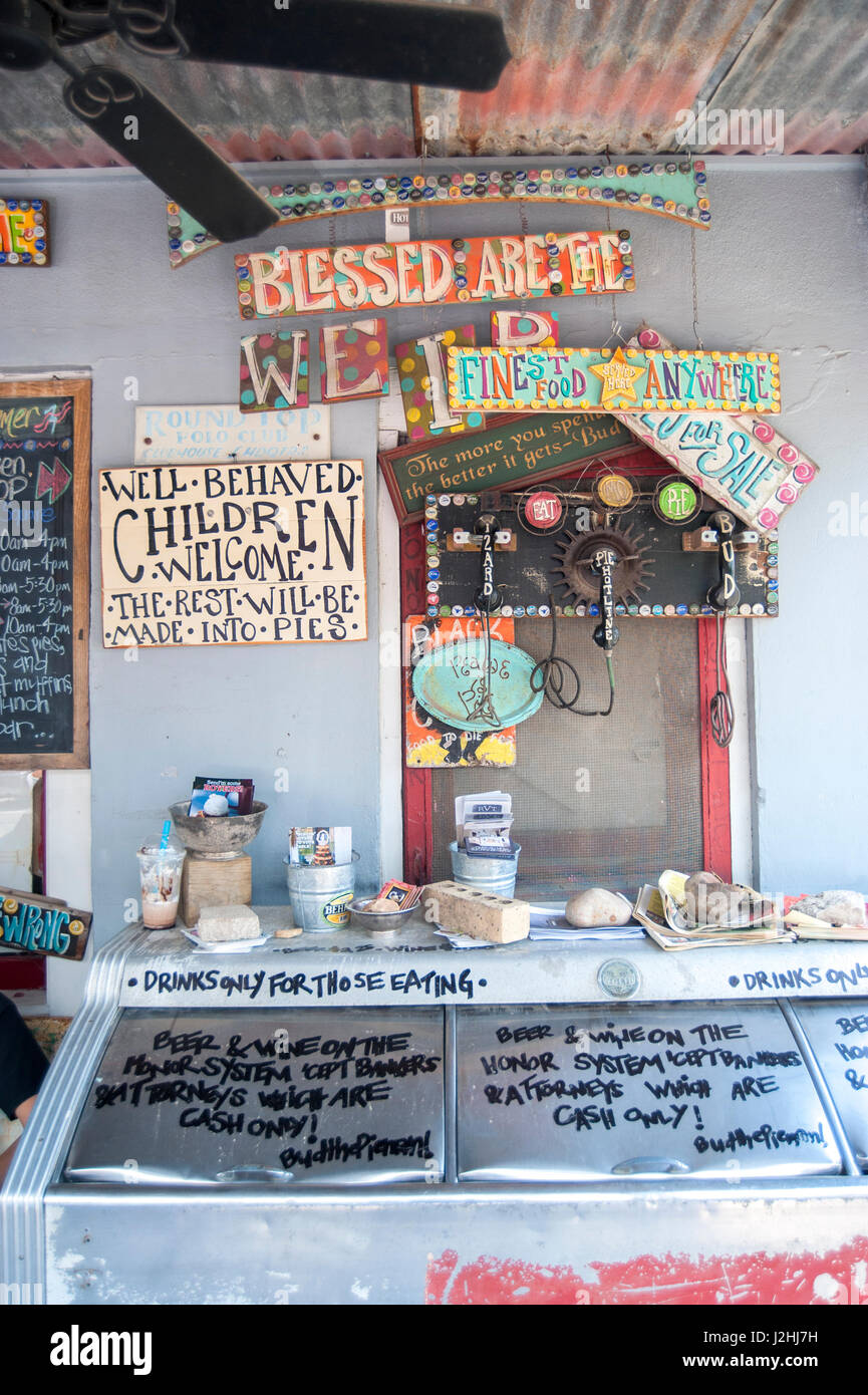 Royers Round Top Cafe, Round Top, Texas, Usa (Editorial Use Only Stock ...