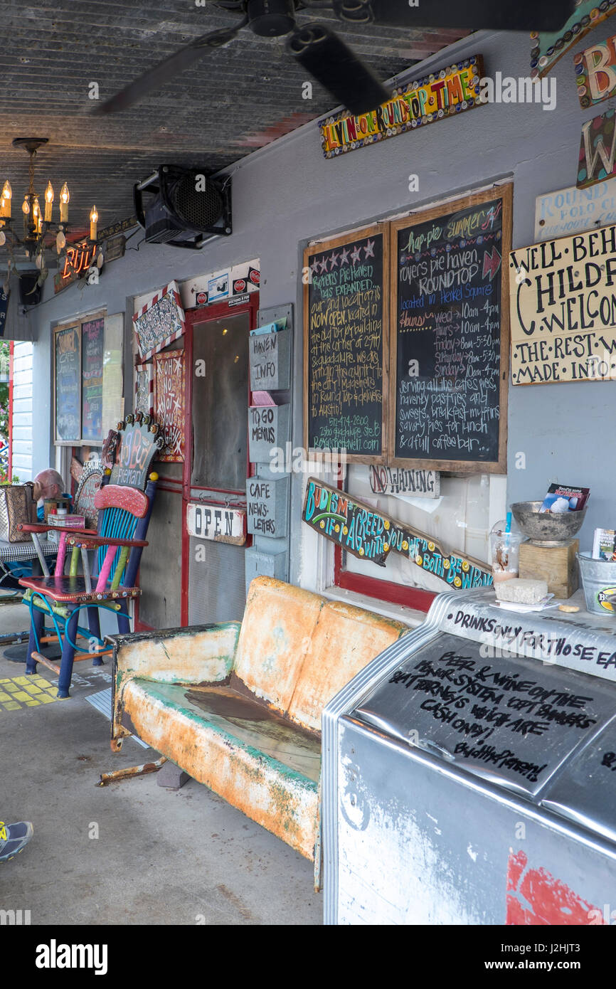 Royers Round Top Cafe, Round Top, Texas, Usa (Editorial Use Only Stock ...