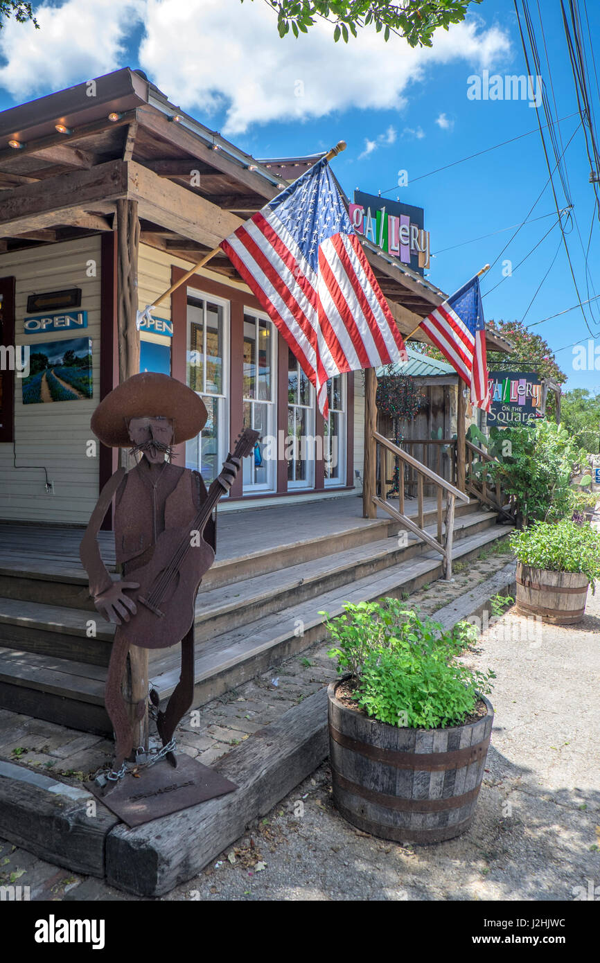 Art Gallery, Wimberley Square, Wimberley, Texas, Usa (Editorial Use ...