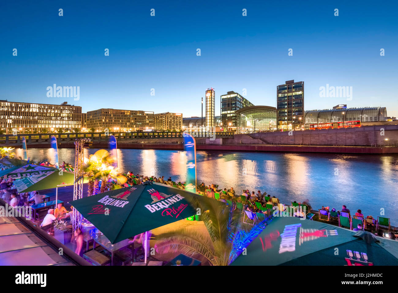 Capital beach spree river berlin hi-res stock photography and images ...