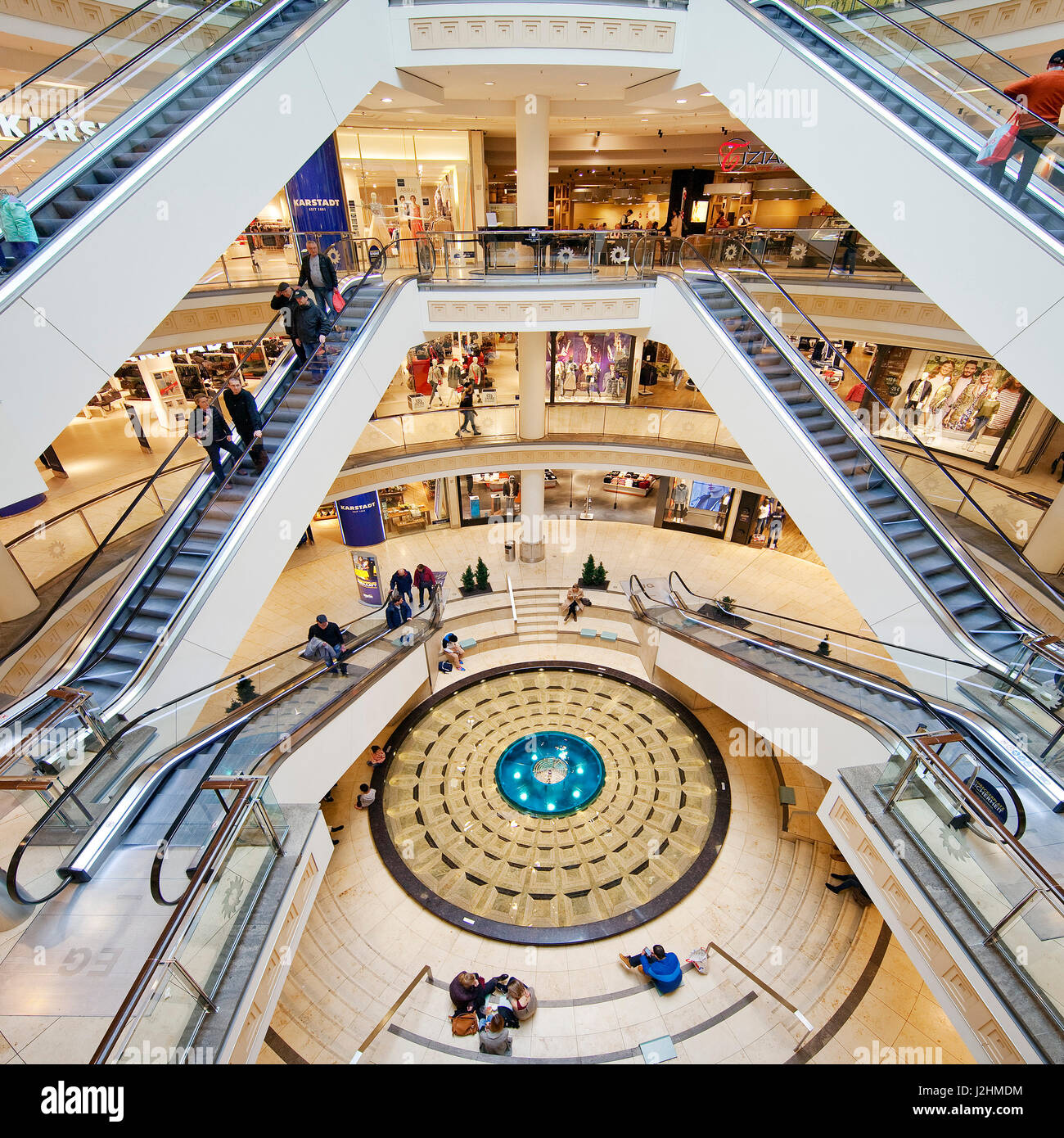 Shopping center Limbecker Platz, Essen, Ruhr region, North Rhine ...