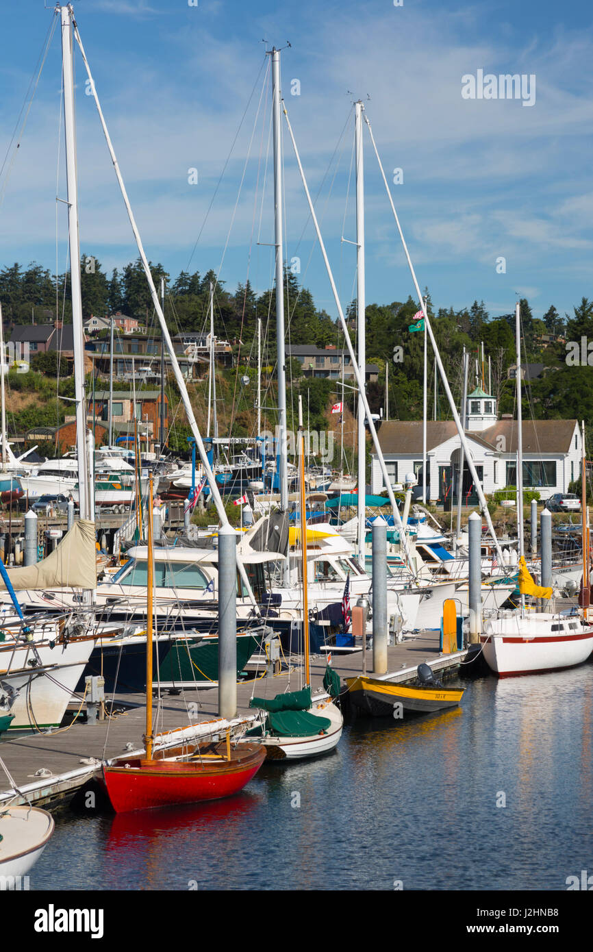WA, Port Townsend, Point Hudson Marina Stock Photo - Alamy