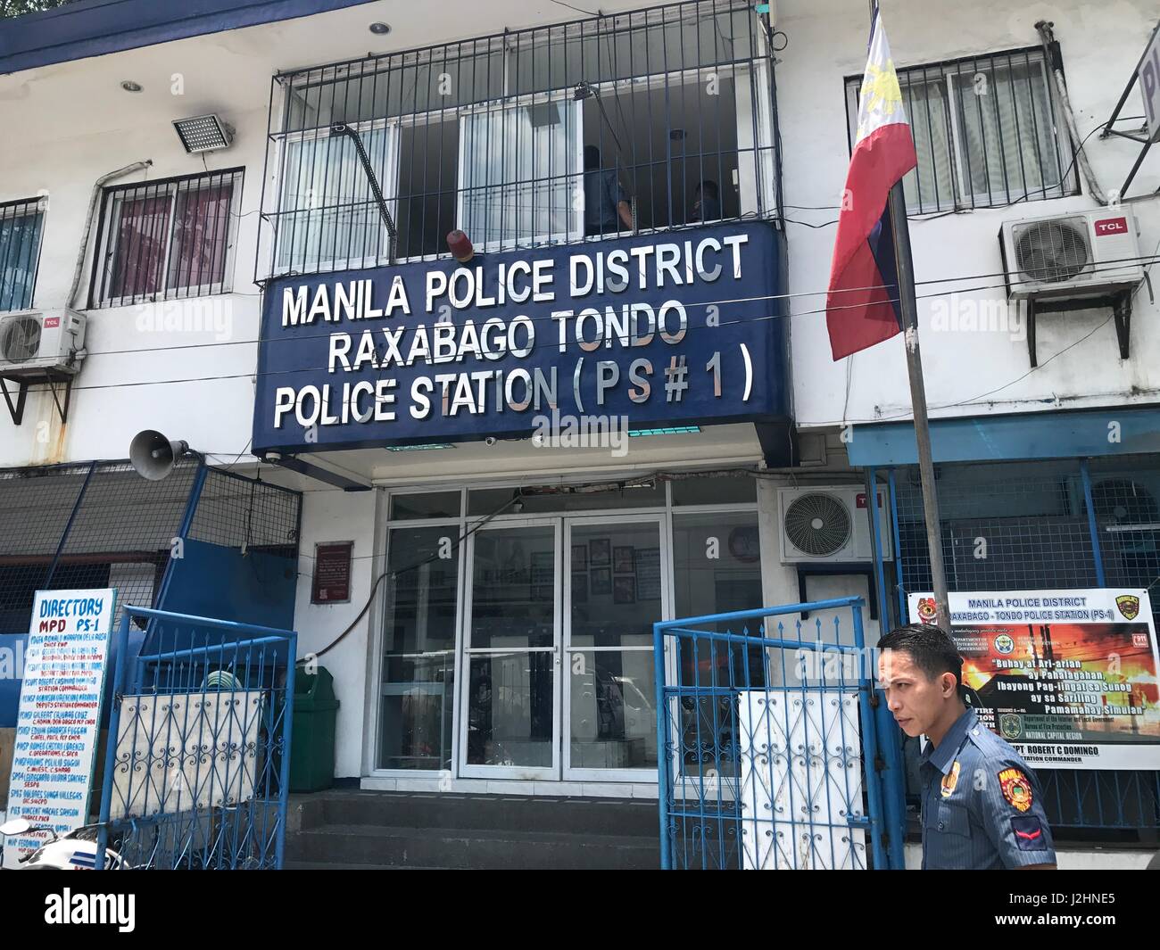 Facade of Manila Police District Station 1 where there is alleged ...