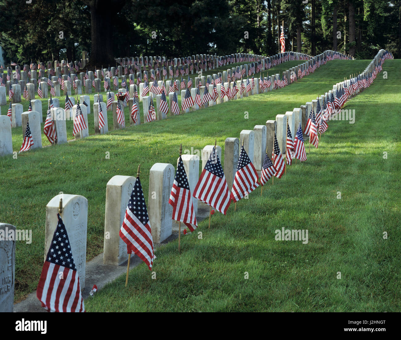 Evergreen memorial cemetery hi-res stock photography and images - Alamy