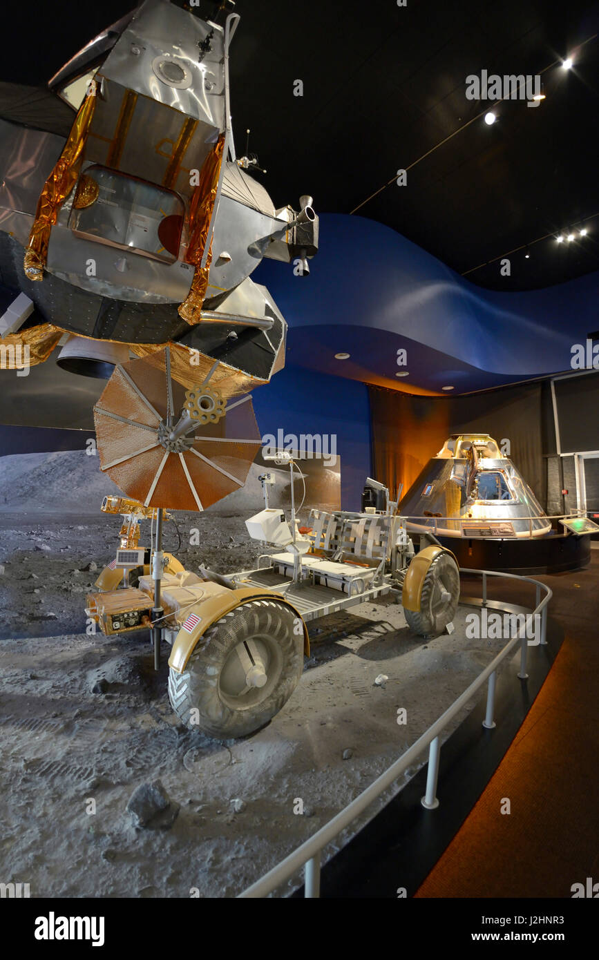 USA, Washington, Seattle. Boeing Lunar Roving Vehicle Engineering Mock ...