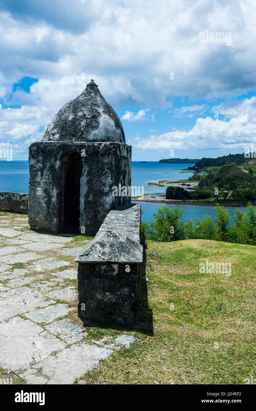 Fort Soledad over Umatac Bay, Guam, US Territory, Central Pacific Stock ...