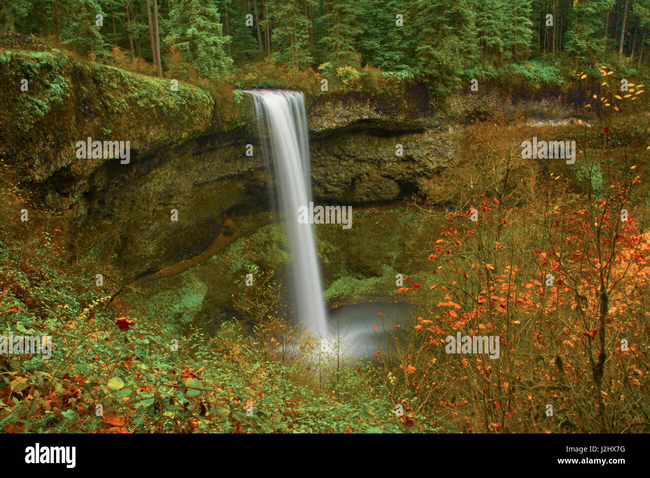 Silver falls state park red hi-res stock photography and images - Alamy