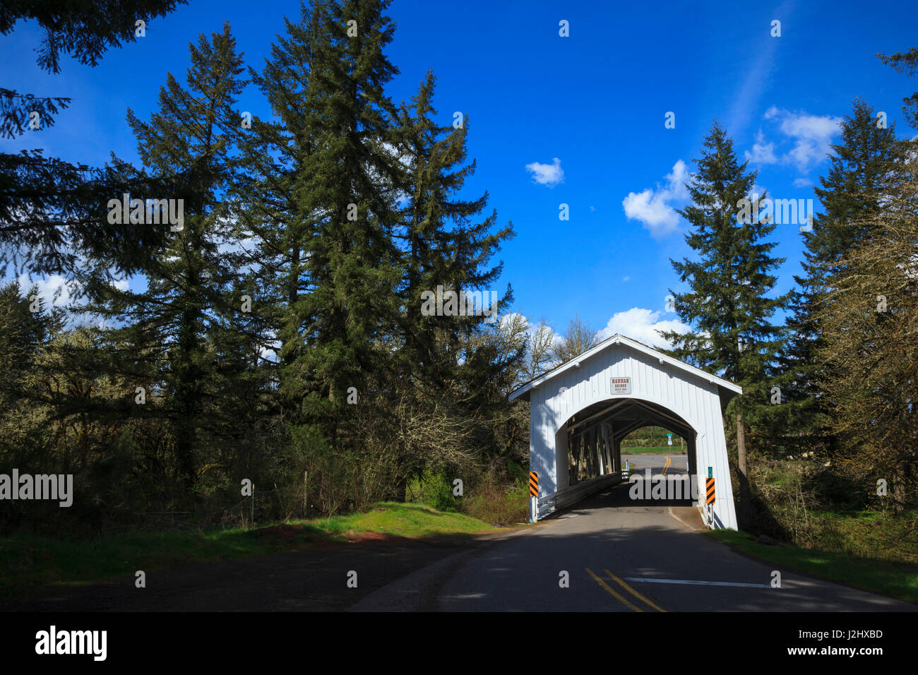 USA, Oregon, Hannah Bridge Stock Photo - Alamy