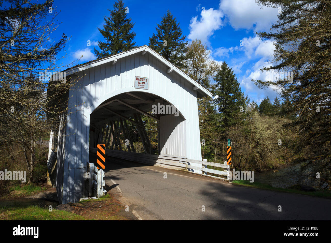 USA, Oregon, Hannah Bridge Stock Photo - Alamy