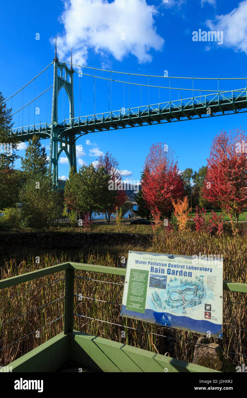 USA, Oregon, Portland, Water Pollution Control Laboratory, St. John's ...