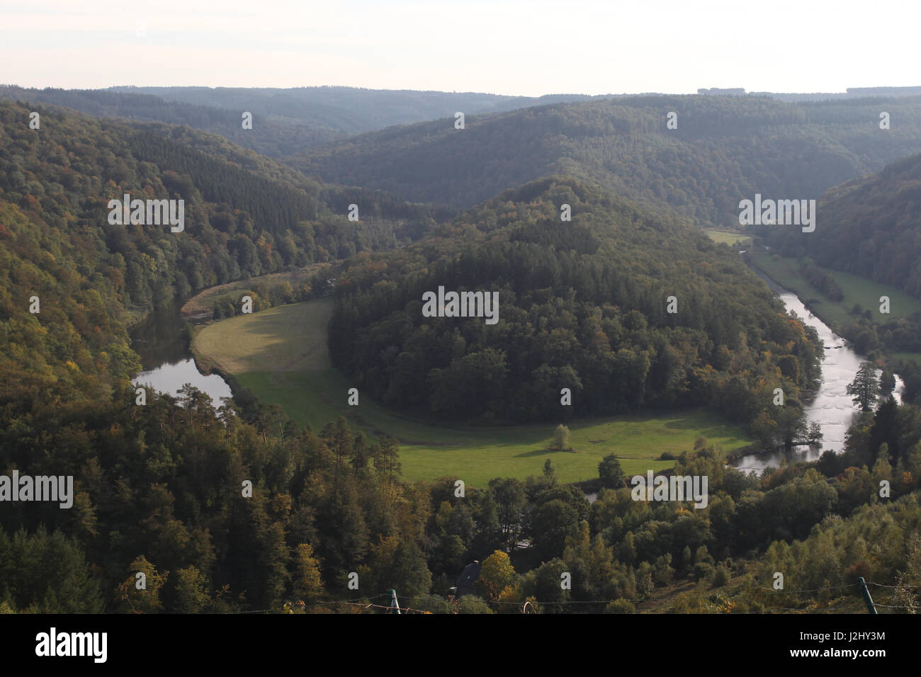 The GiantsTomb in Botassart, Belgium where the Semois river seems to ...