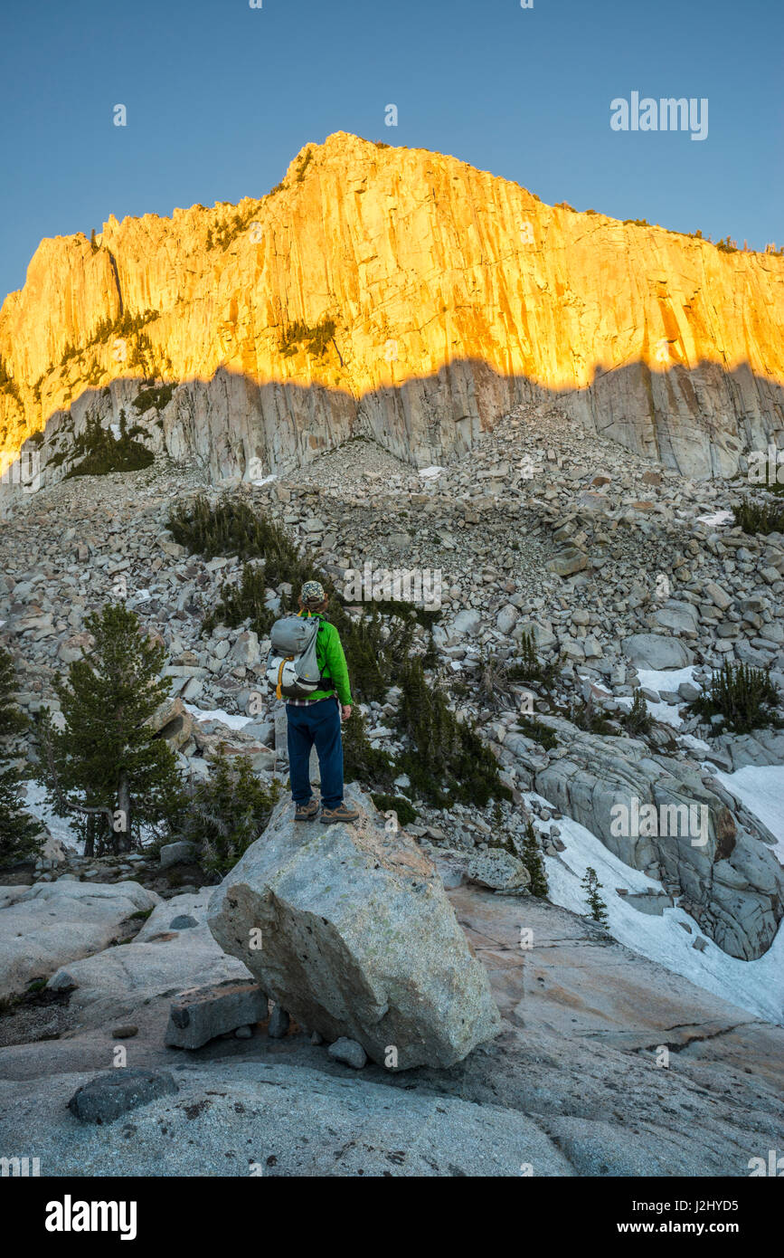 Alex Schmidt admires Lone Peak Cirque (Large format sizes available ...