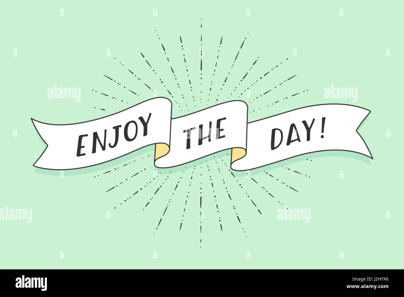 Enjoy holiday text on Stock Vector Images - Alamy