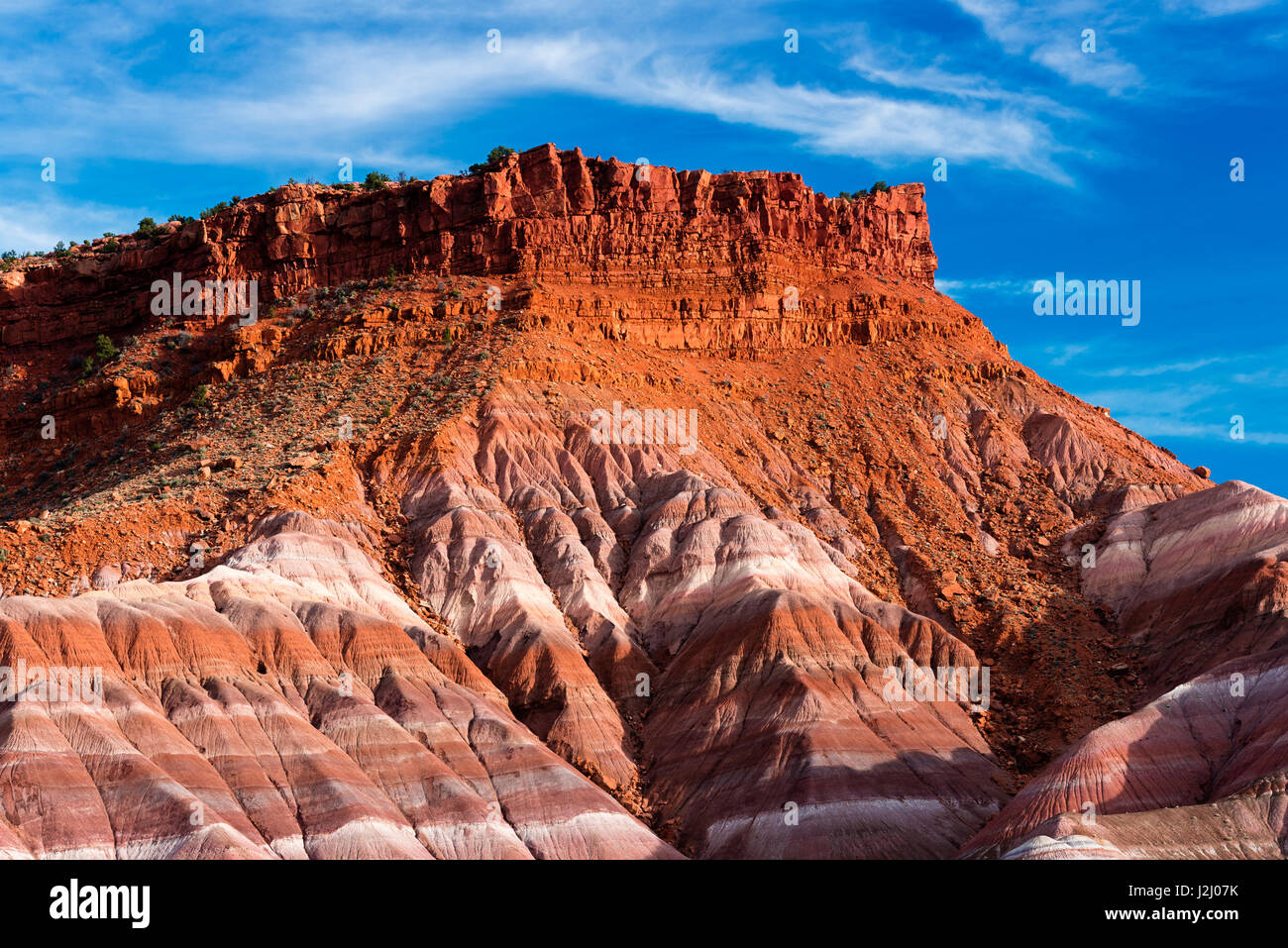 Evening light on the Cockscomb, Grand Staircase-Escalante National ...