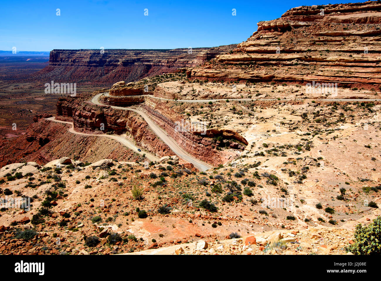 Moki Dugway, Treacherous Utah Highway 261. (Large format sizes ...