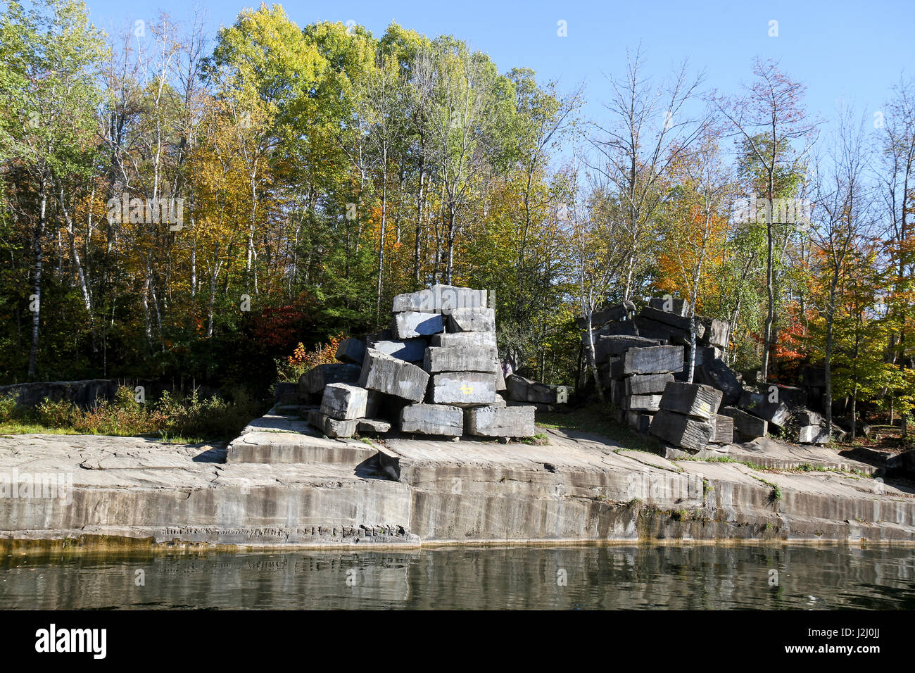 The oldest marble quarry in the United States, Dorset, Vermont, USA ...