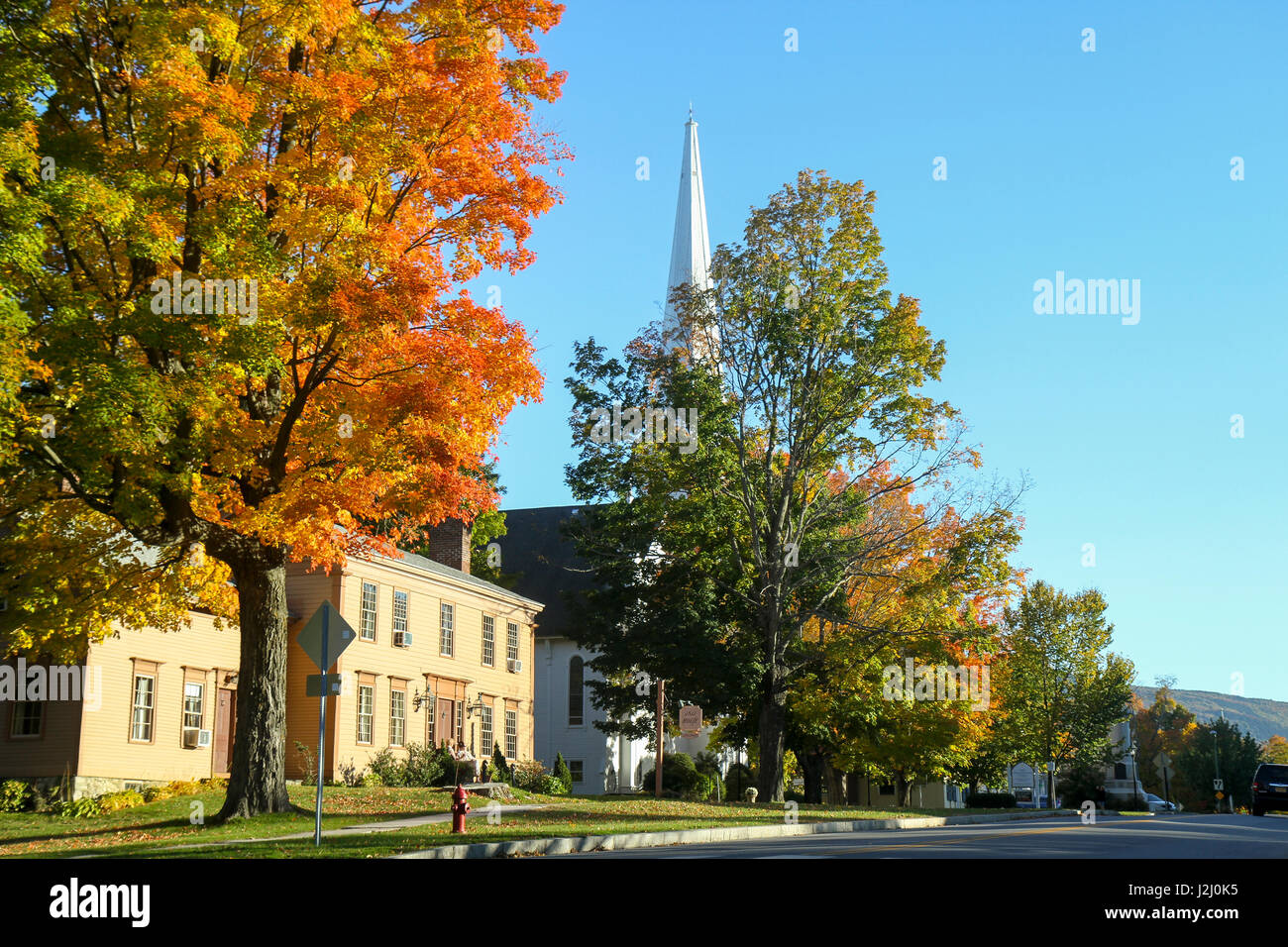 Manchester, Vermont, USA Stock Photo - Alamy