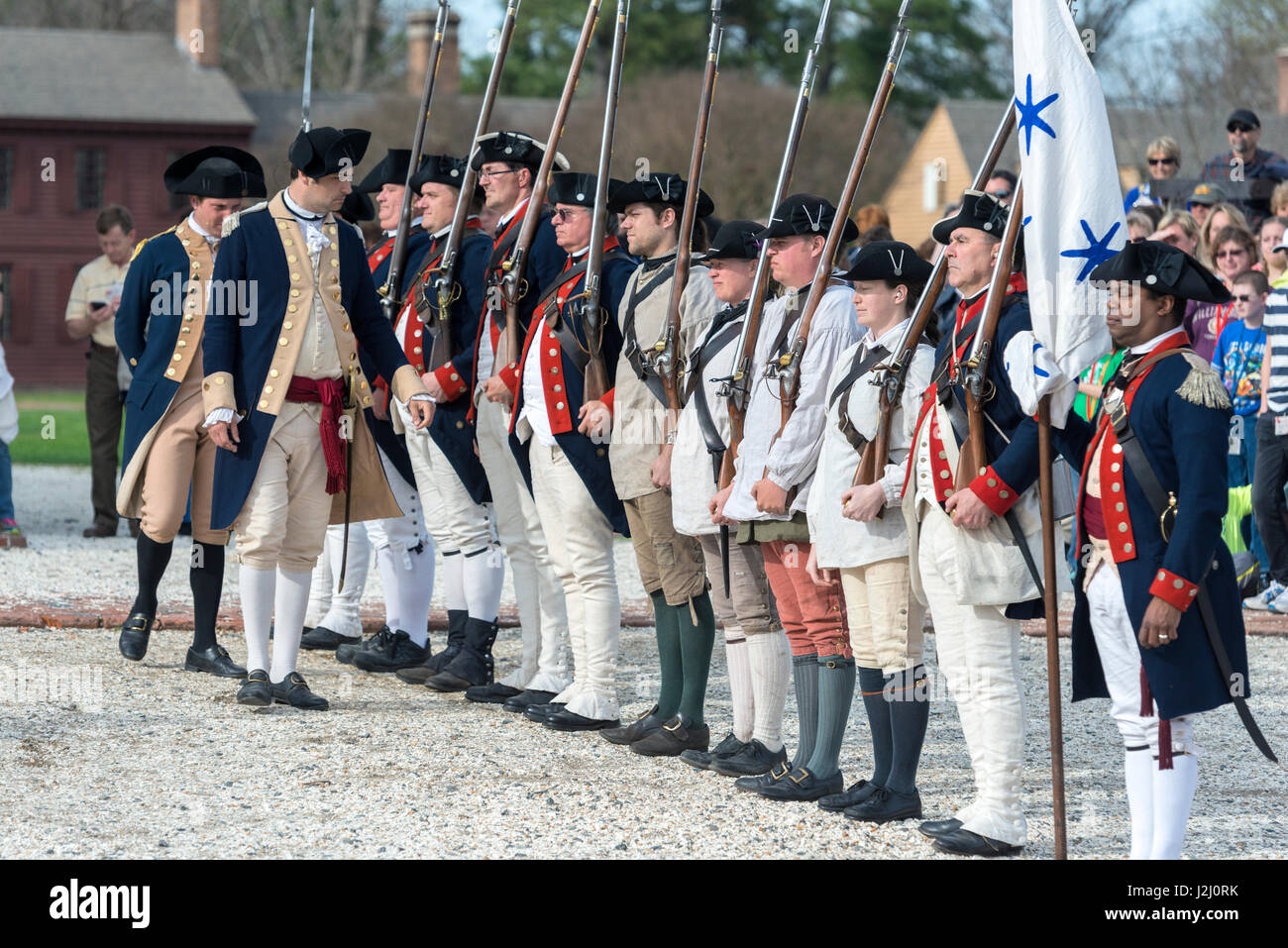 USA, Virginia, Williamsburg, Colonial Williamsburg, Revolutionary War ...