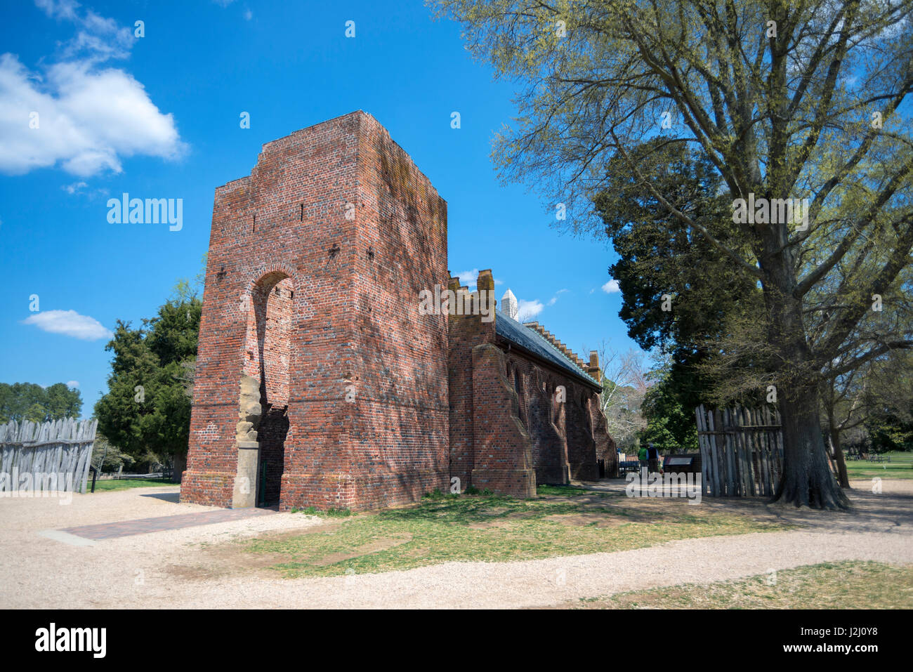 Jamestown church large hi-res stock photography and images - Alamy