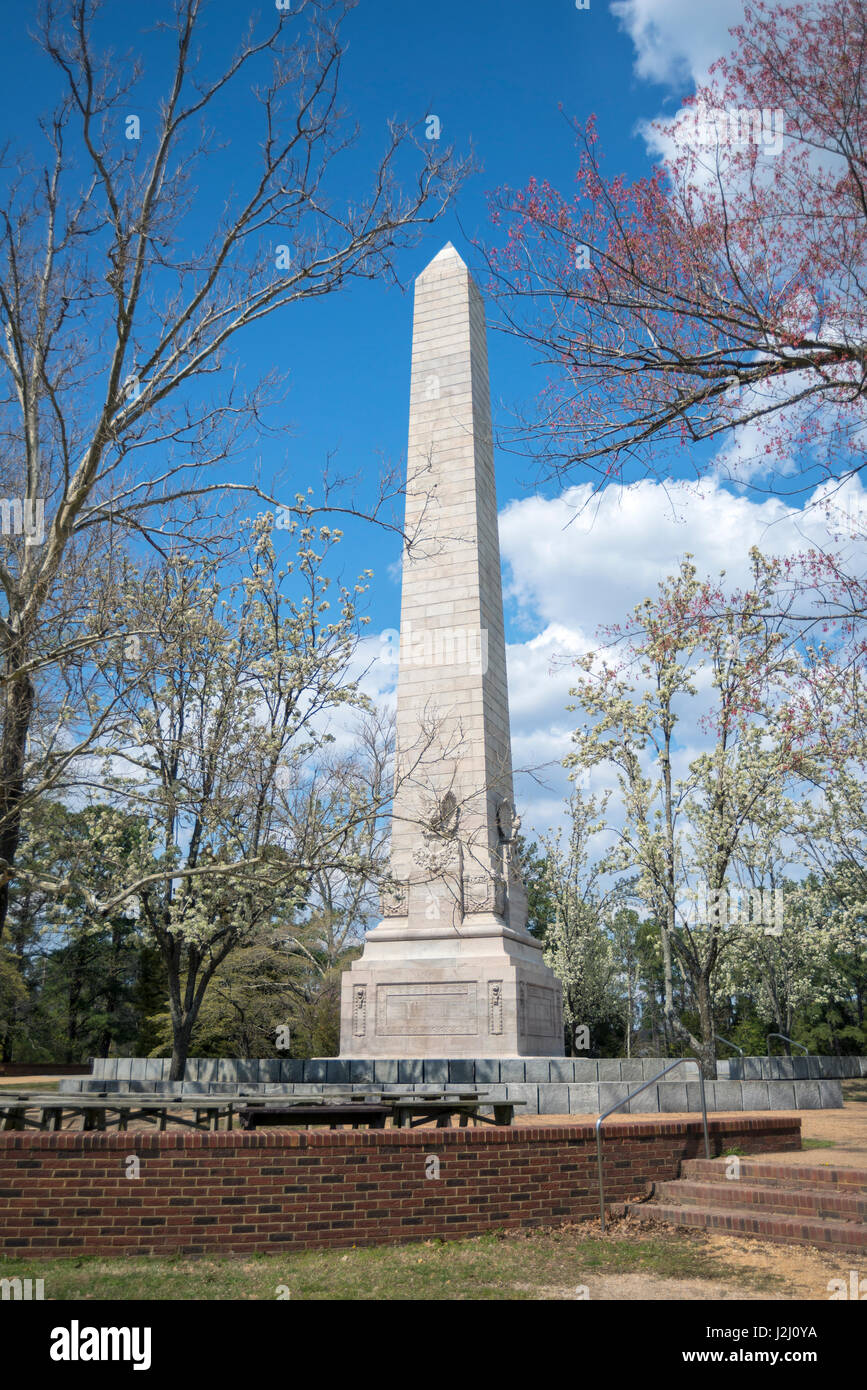 USA, Virginia, Jamestown, Jamestown Tercentenary Monument (Large format ...
