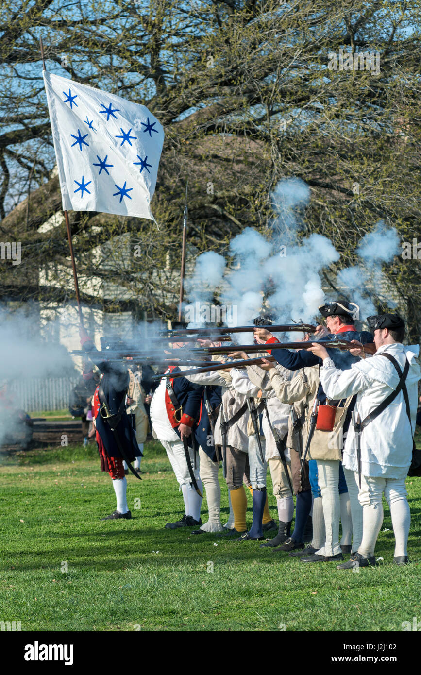 USA, Virginia, Williamsburg, Colonial Williamsburg, revolutionary war ...