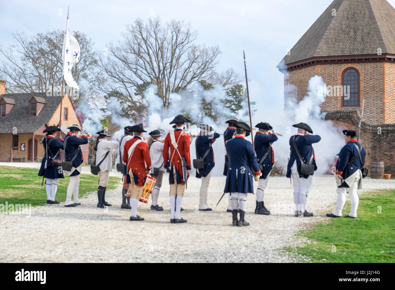 USA, Virginia, Williamsburg, Colonial Williamsburg, Revolutionary War ...
