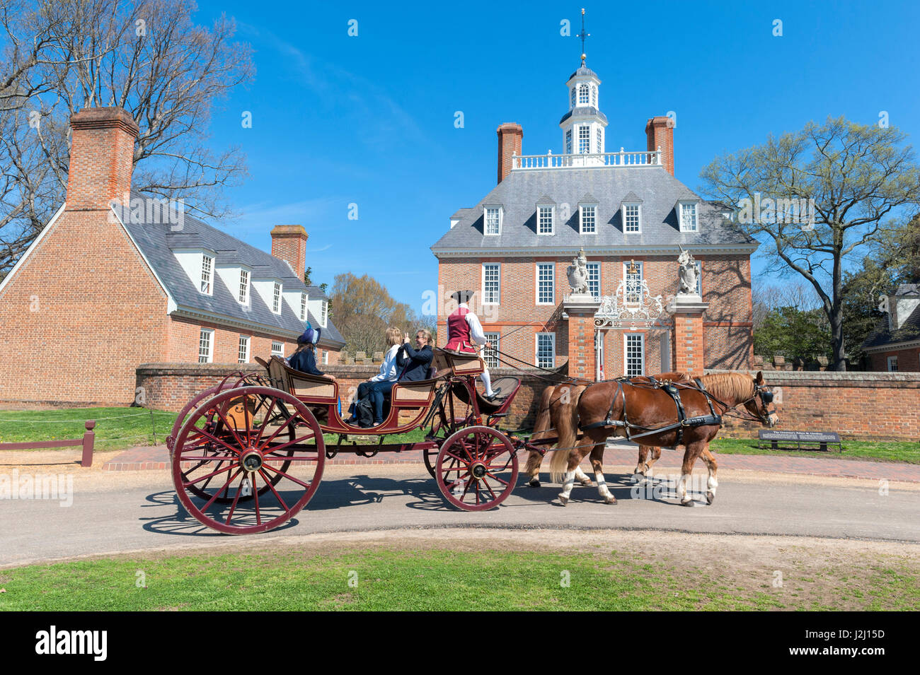 USA, Virginia, Williamsburg, Colonial Williamsburg, The Governor's ...