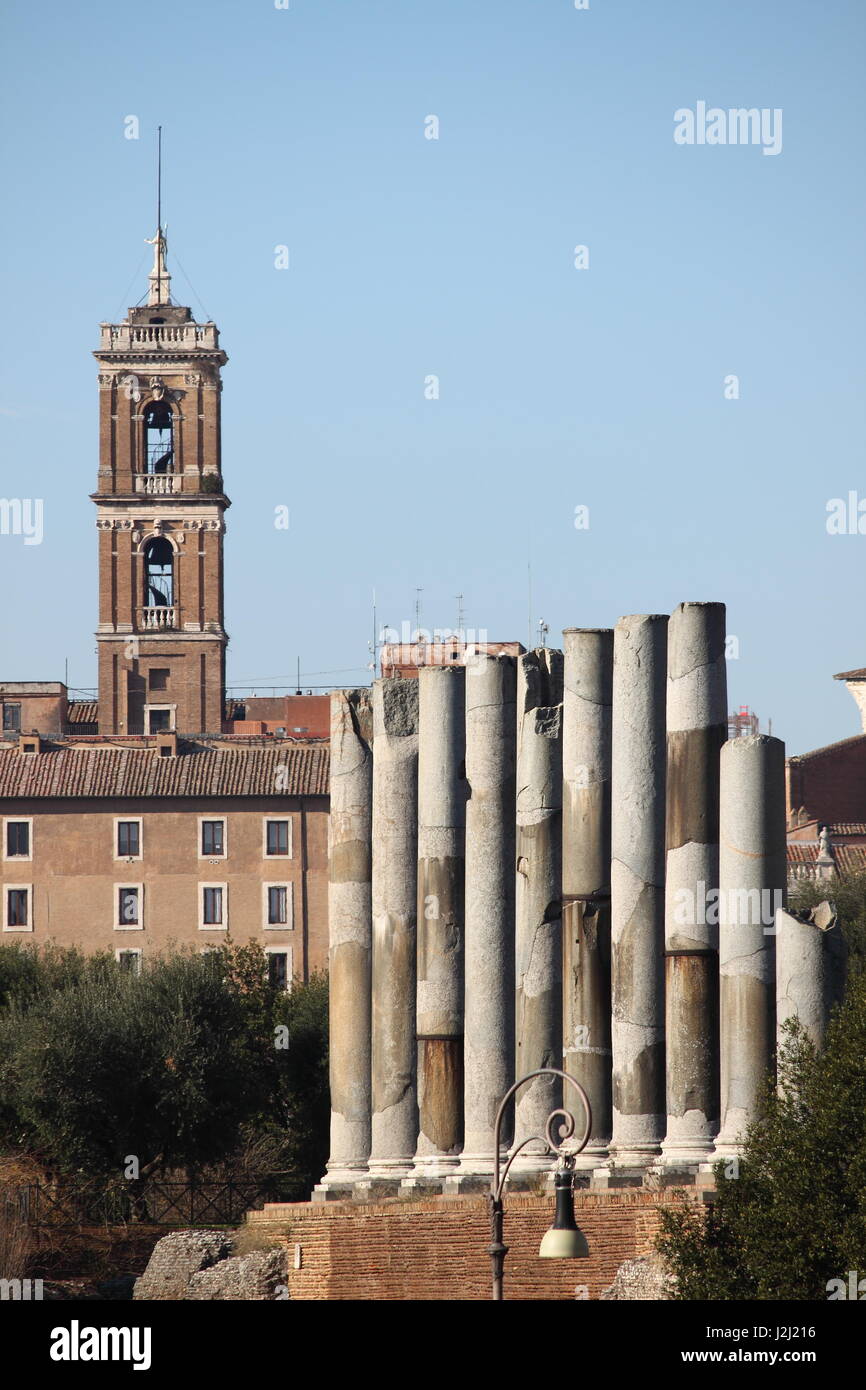 Palazzo senatorio tower hi-res stock photography and images - Alamy