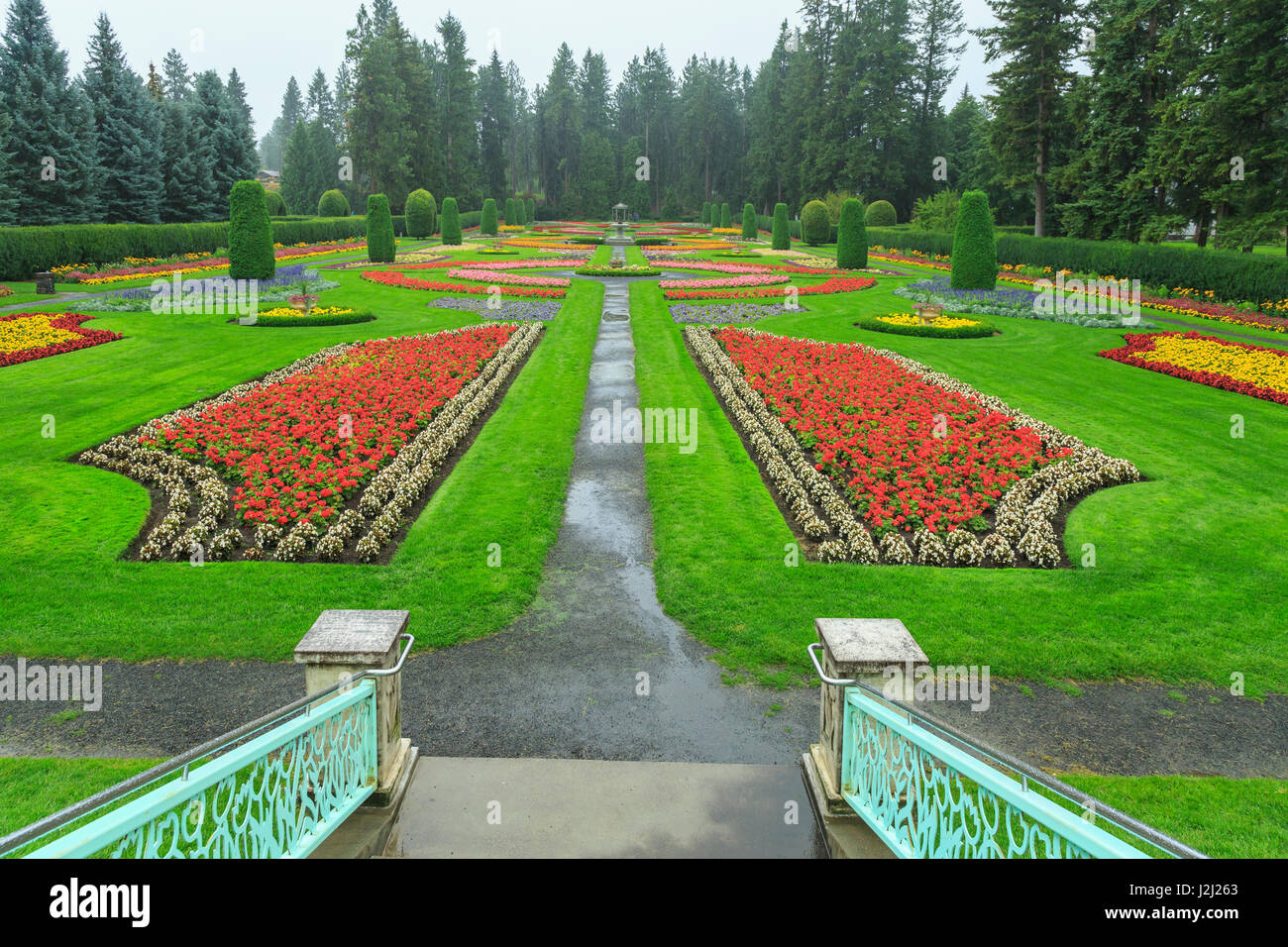 Summer Flowers, Manito Park, Spokane, WA, USA Stock Photo - Alamy