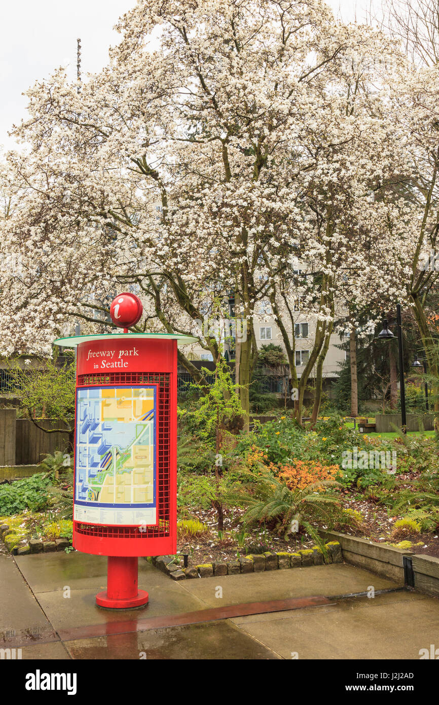 Freeway Park, Seattle, WA, USA Stock Photo - Alamy