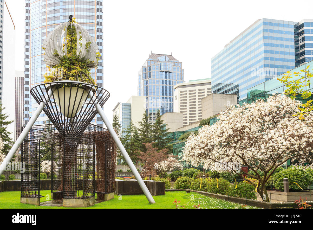 Freeway Park, Seattle, WA, USA Stock Photo - Alamy